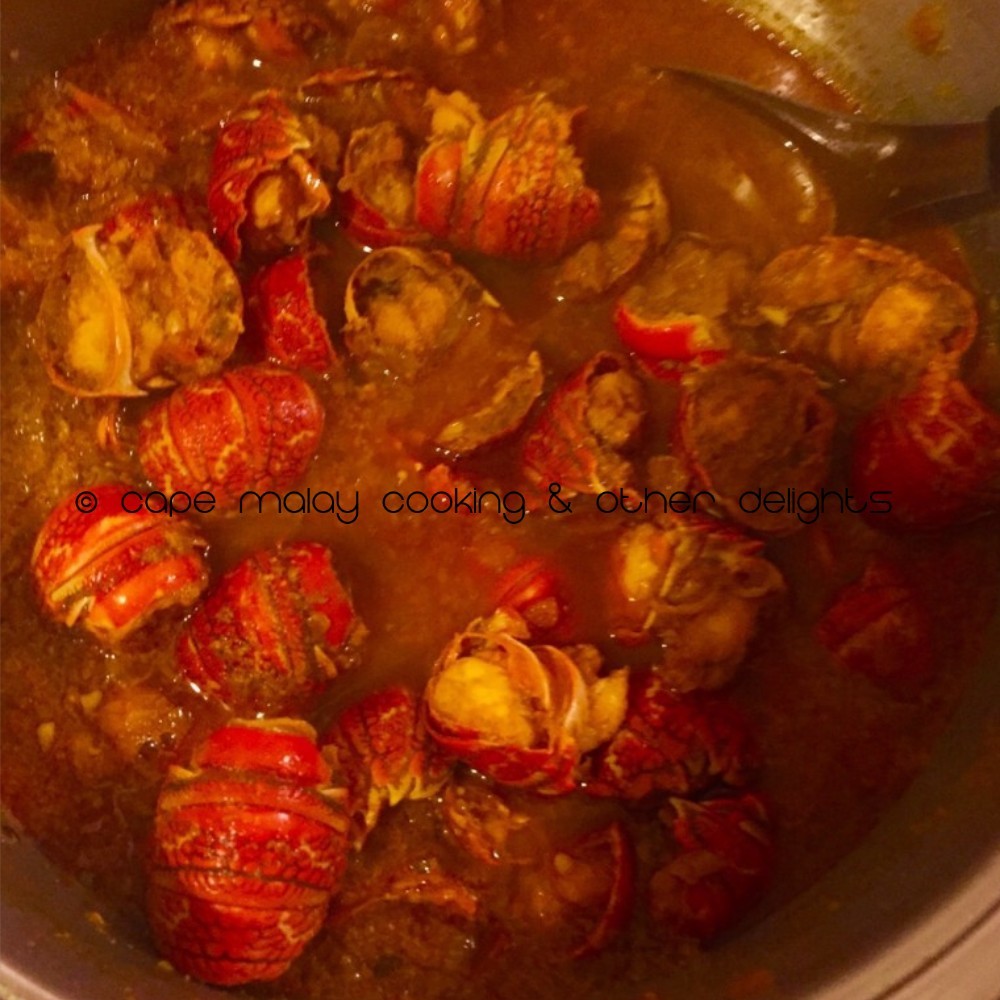 Crayfish Curry | Cape Malay Cooking & Other Delights - Salwaa Smith