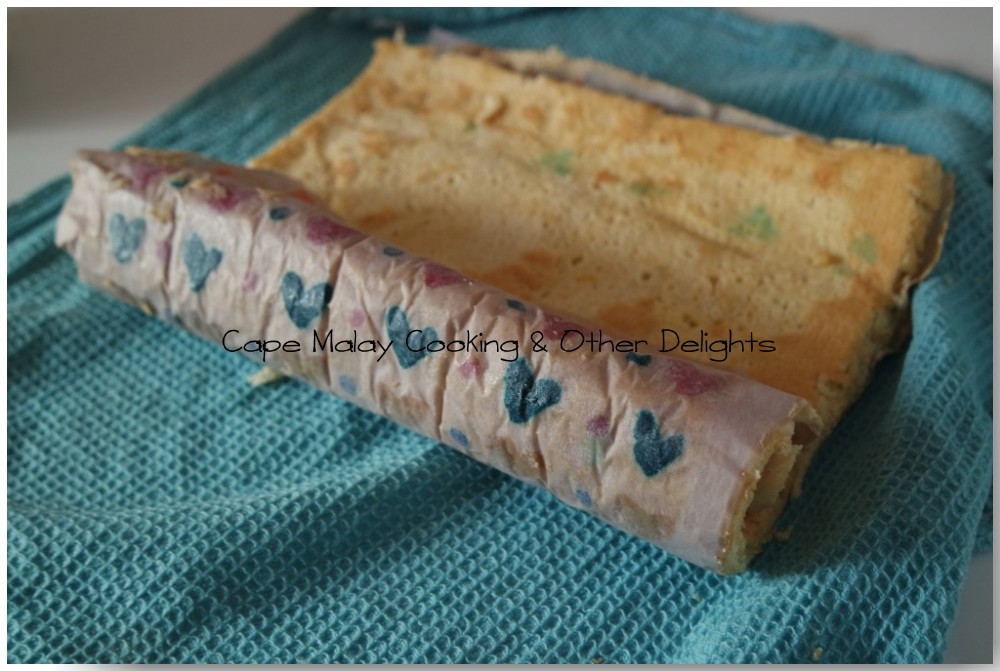 Patterned Swiss Roll | Cape Malay Cooking & Other Delights - Salwaa Smith