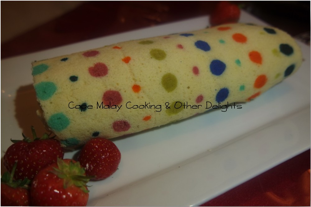 Patterned Swiss Roll | Cape Malay Cooking & Other Delights - Salwaa Smith