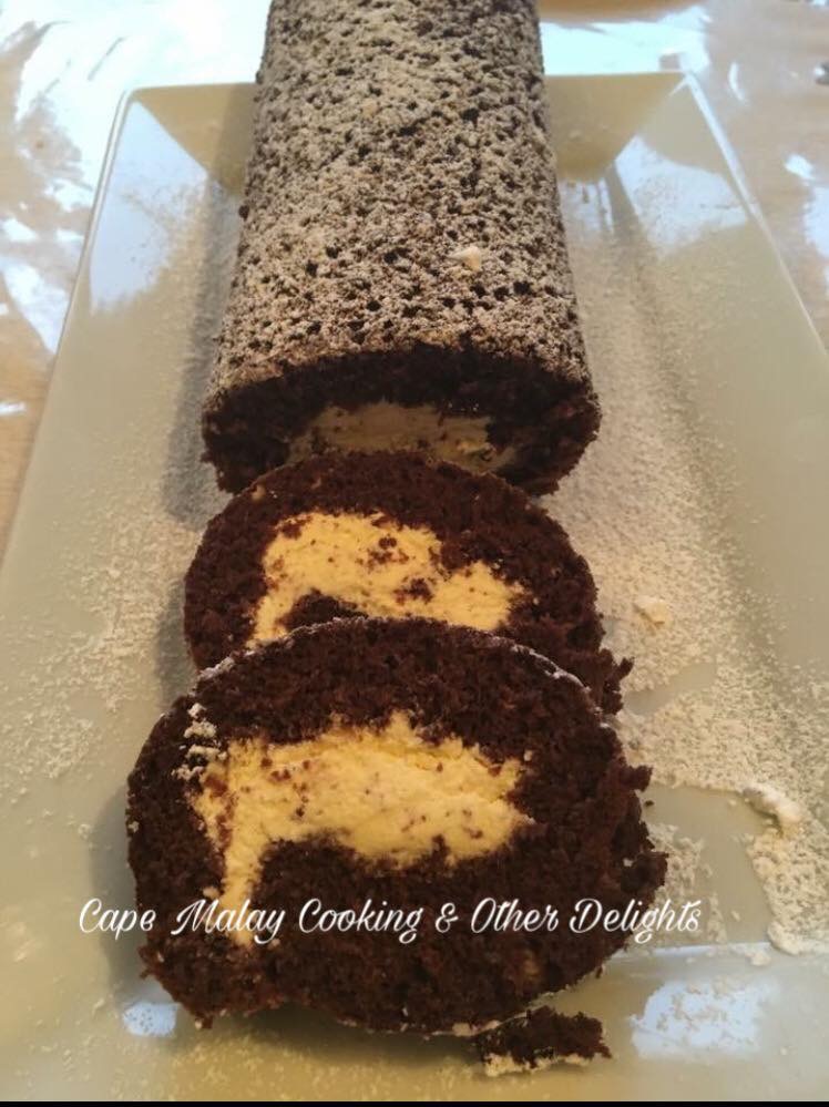 Chocolate Swiss Roll | Cape Malay Cooking & Other Delights - Salwaa Smith