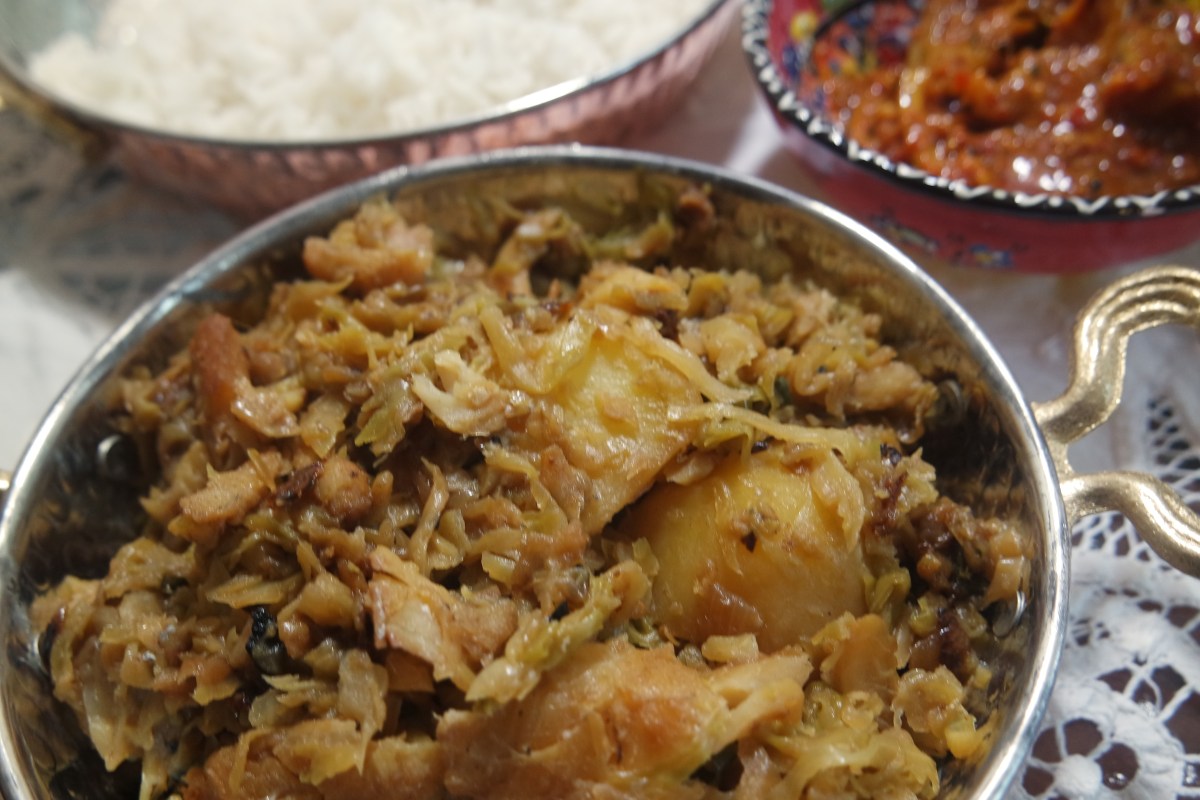 Dried Fish and Cabbage | Cape Malay Cooking & Other Delights - Salwaa Smith