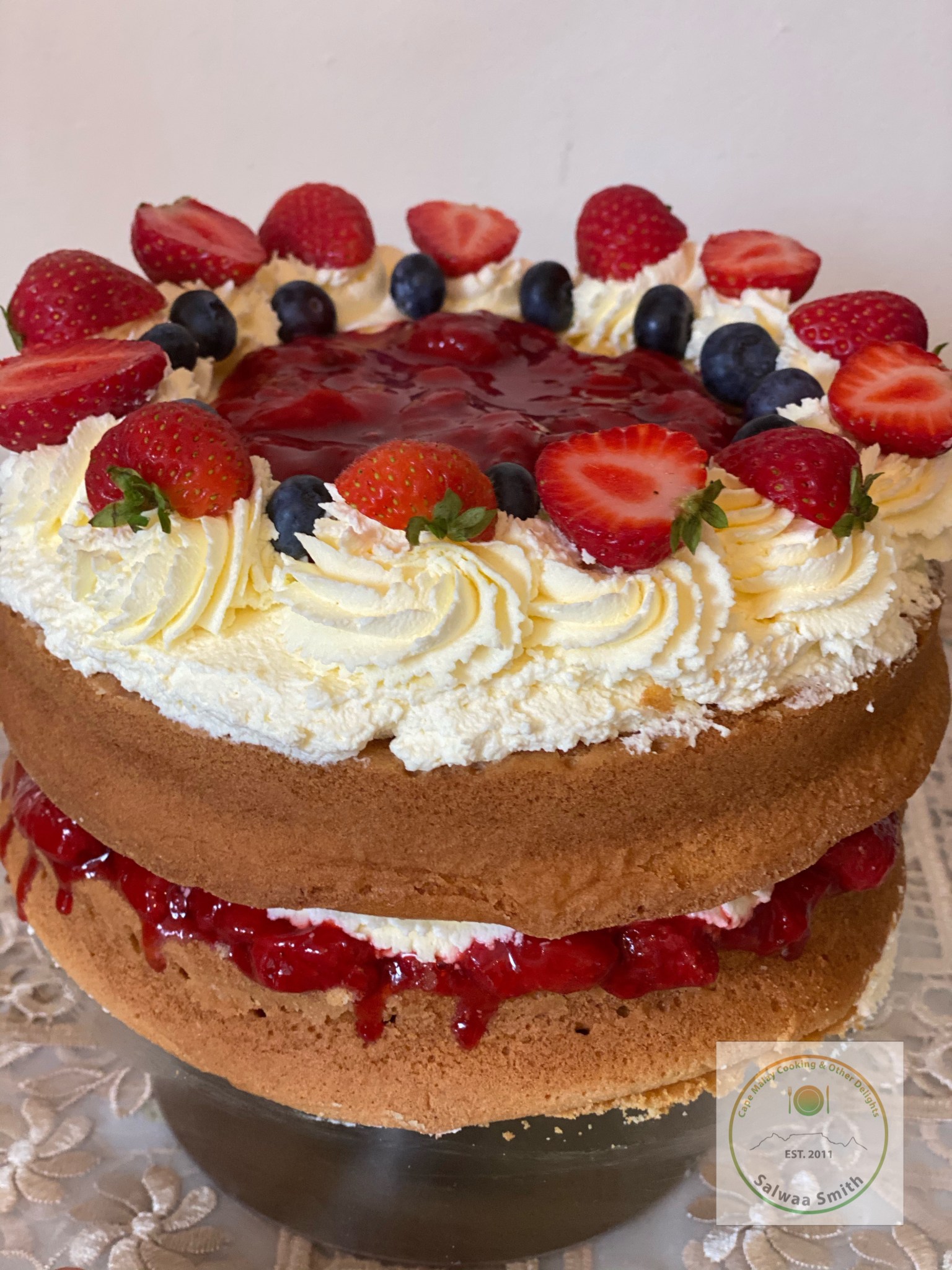 Vanilla Sponge Cake | Cape Malay Cooking & Other Delights - Salwaa Smith